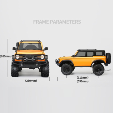 Huangbotoys HB R1001 1/10 scale 2.4G off-road remote control truck